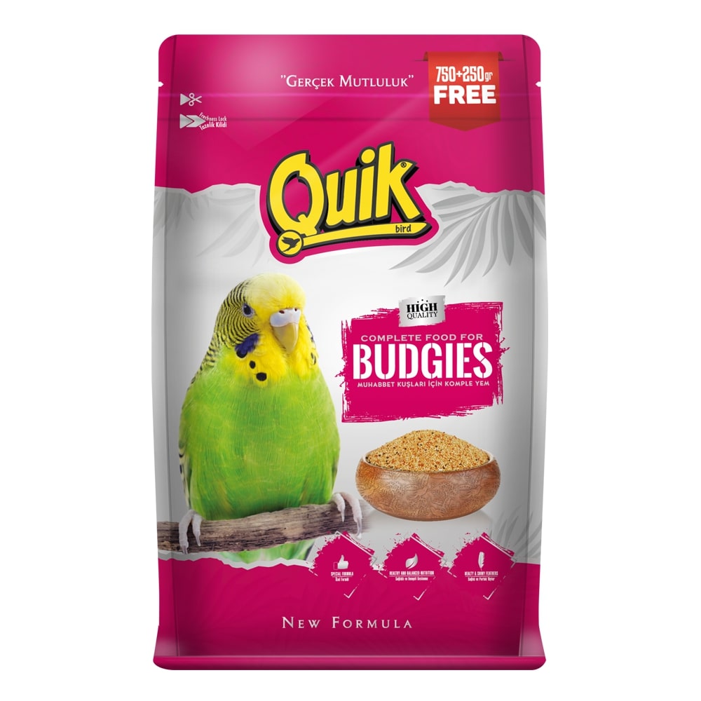 Quik Budgie Mix Pack 1kg - PetPapa